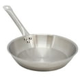 MegaChef Professional Kitchen 11 Inch Round Stainless Steel Fry Pan in ...