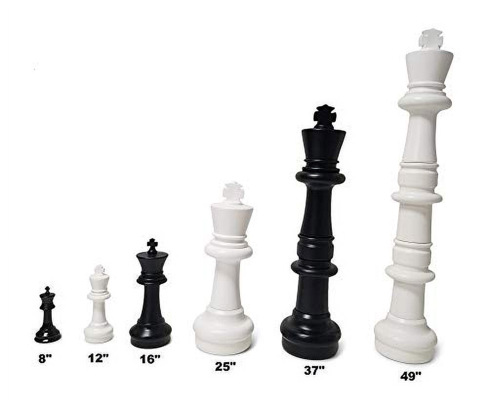 MegaChess Large Premium Chess Pieces Complete Set with 12 Inch Tall ...