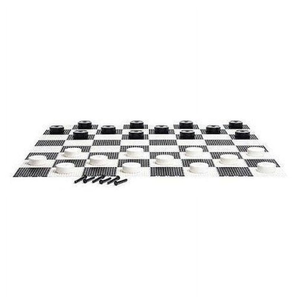 MegaChess Outdoor Chess Set Giant with 12" King Bundle, Board & Checker ...
