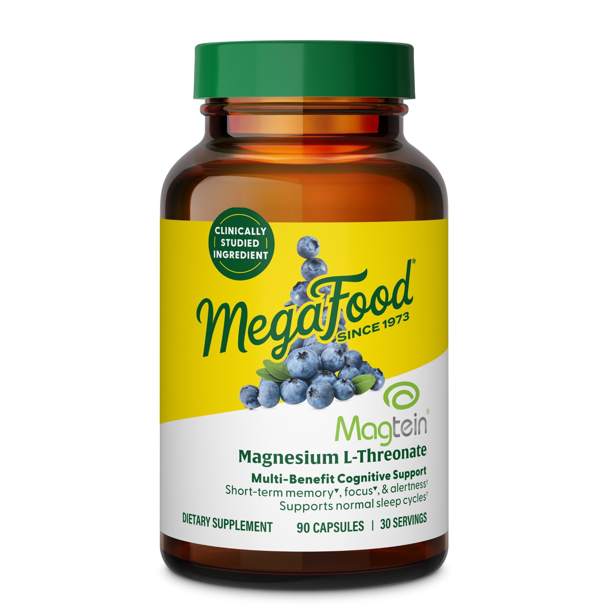 MegaFood Magtein Magnesium L-Threonate - Magnesium Supplement 2000mg ...