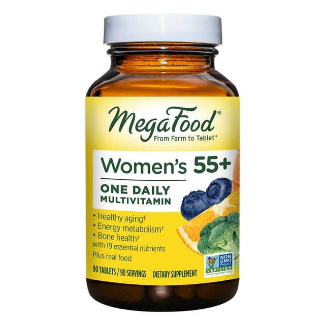 MegaFood Women's 55+ One Daily Multivitamin 90 Tabs - Walmart.com