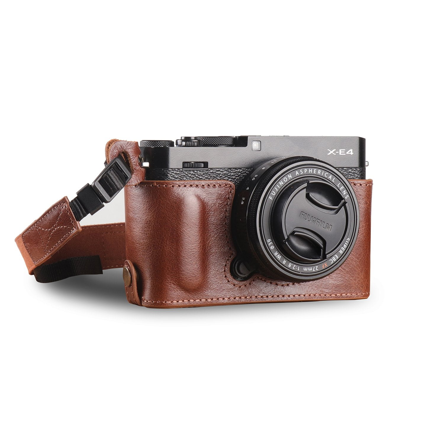 MegaGear Fujifilm X-E4 Ever Ready Genuine Leather Camera Half Case ...