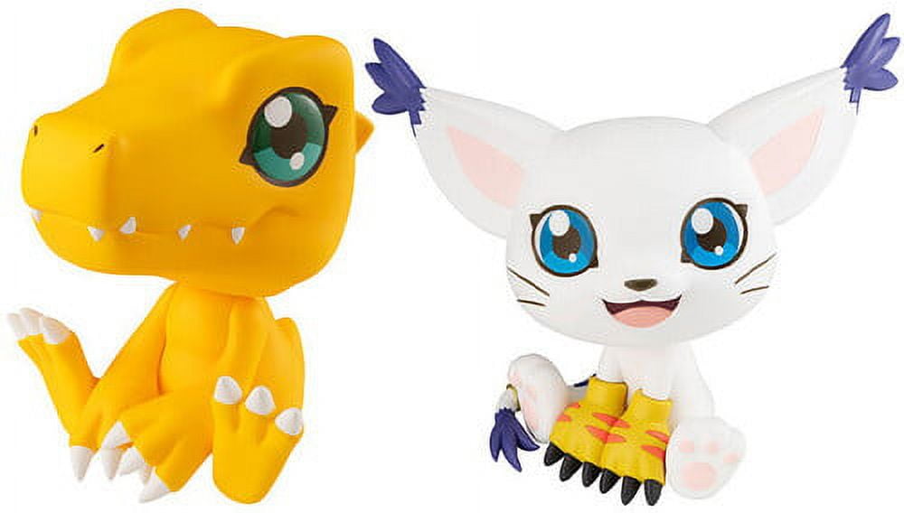 MegaHouse - Digimon Adventure Look Up Series Tailmon & Agumon PVC Set ...