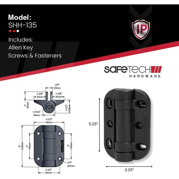 MegaKlik Self Closing Gate Hinges | Self-Aligning Heavy Duty Spring ...
