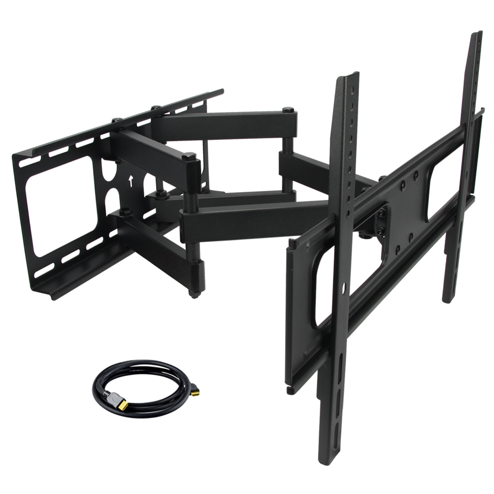 MegaMounts Full Motion Double Articulating Wall Mount for 32-70 Inch ...