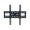 MegaMounts Heavy Duty Matte Black Finish Fixed Television Wall Mount ...