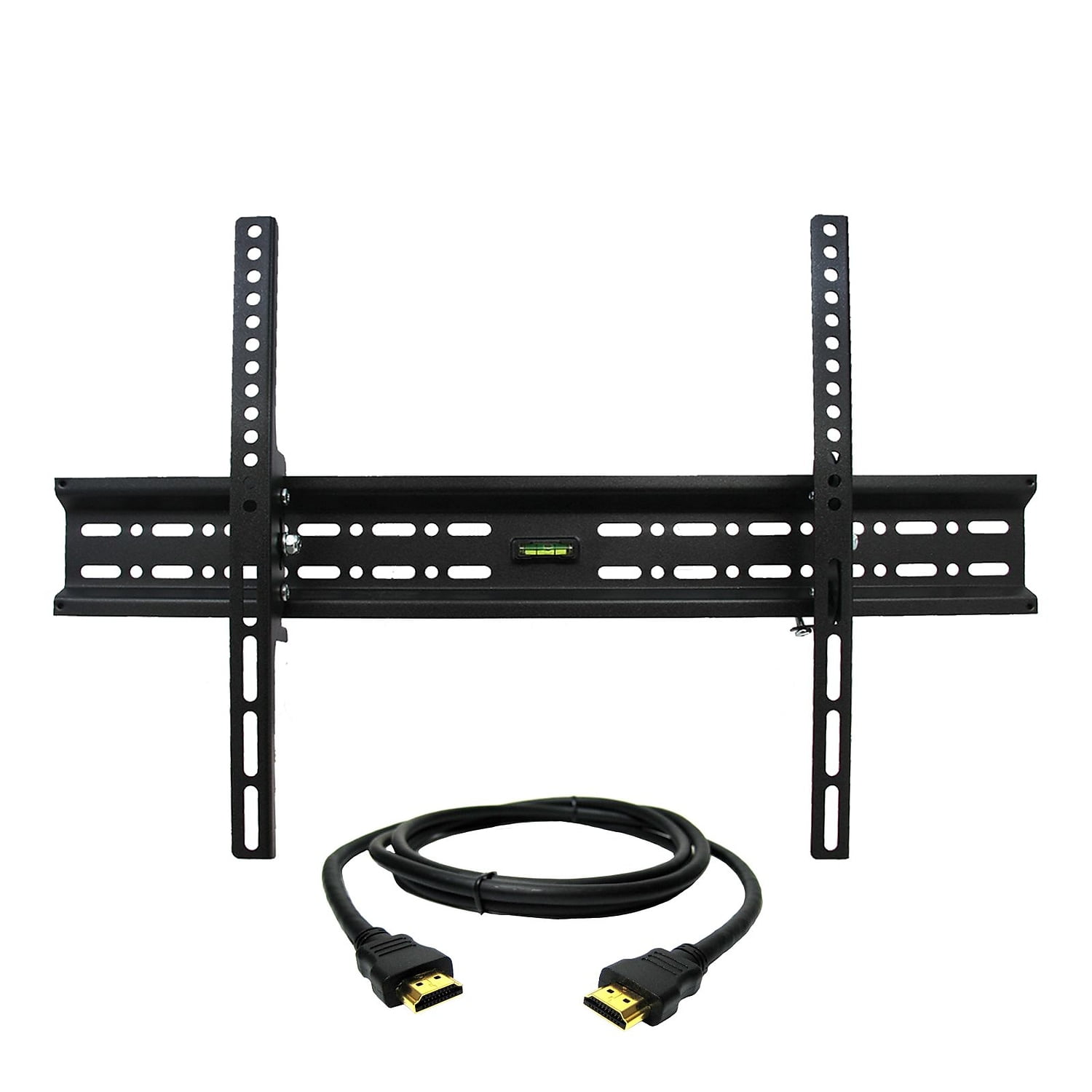 MegaMounts Tilt Wall Mount with Bubble Level for 32-70 in. Displays ...