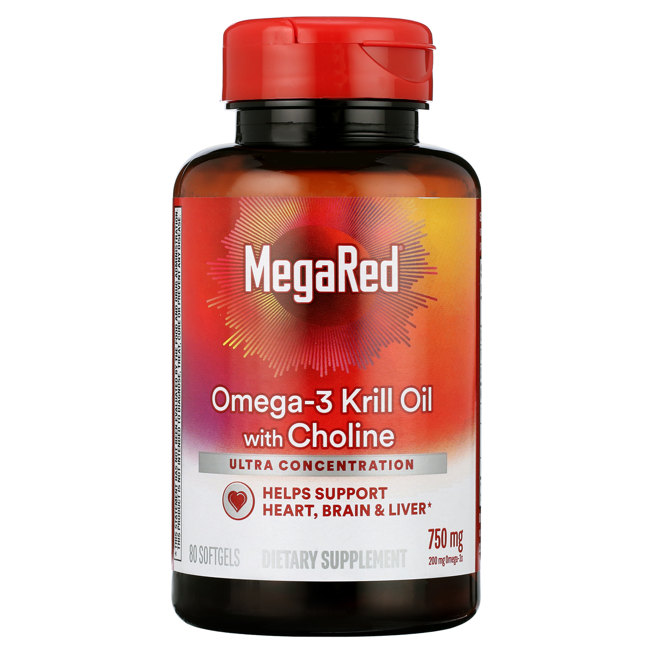 MegaRed 1000mg Ultra Strength Omega-3 Krill Oil, 60 Softgels - Walmart.com