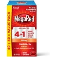 MegaRed Advanced 4in1, 500mg 80 Softgels - Omega-3 Fish & Krill Oil ...
