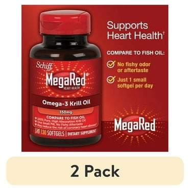 MegaRed 750mg Ultra Concentration Omega-3 Krill Oil, 40 Softgels ...