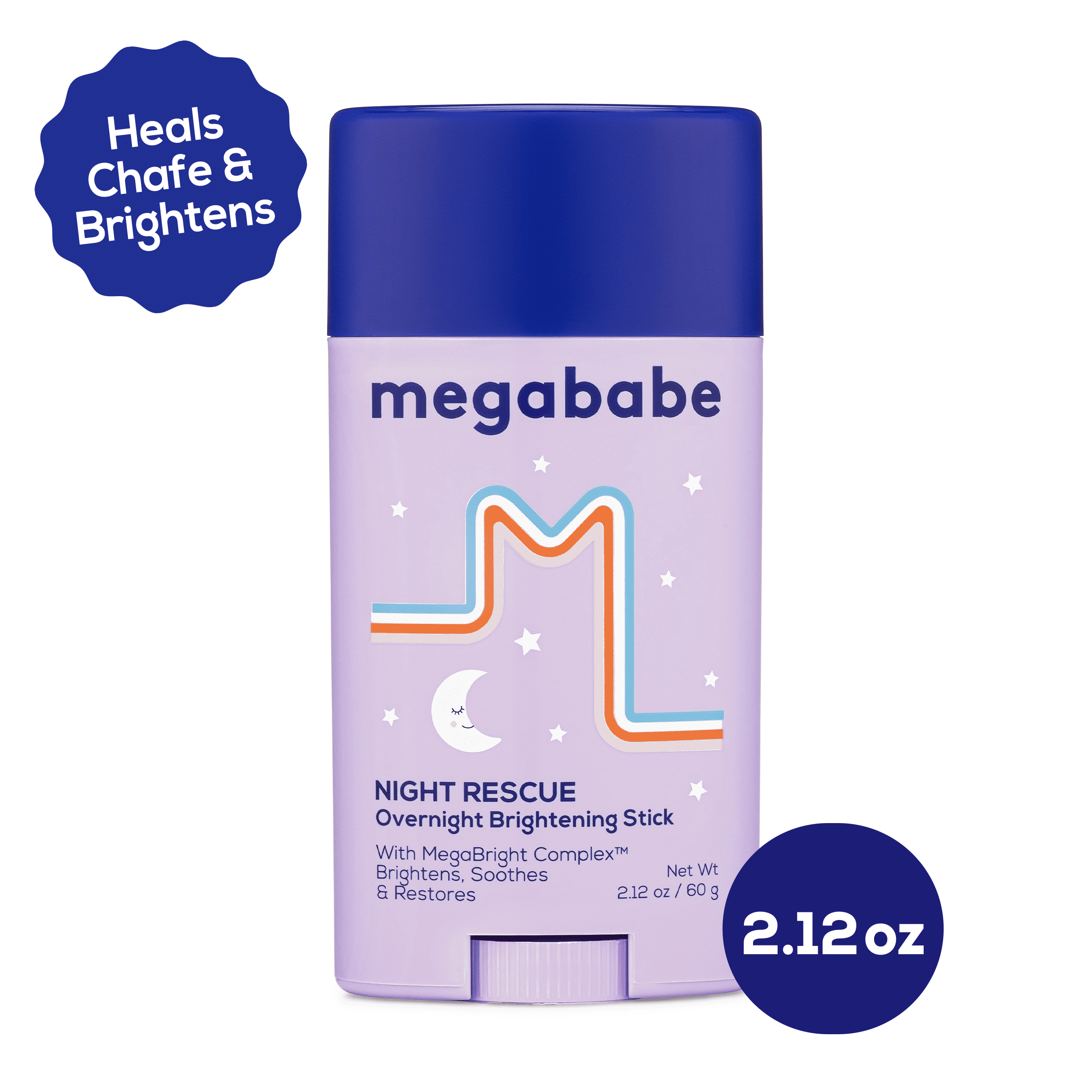 Megababe Night Rescue Overnight Brightening Stick, Brighten & Sooth, 2.12 oz - Walmart.com