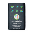 Megababe Space Bar Underarm Bar Soap with Detoxifying Charcoal for Odor Control, 3.5 oz ...
