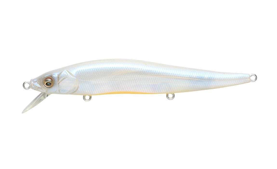 Megabass Ito Vision Oneten 110 Jerkbait - French Pearl OB - Walmart.com
