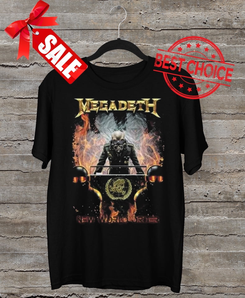 Megadeth 2024 T-Shirt For Men Women New World Order Tee - Walmart.com