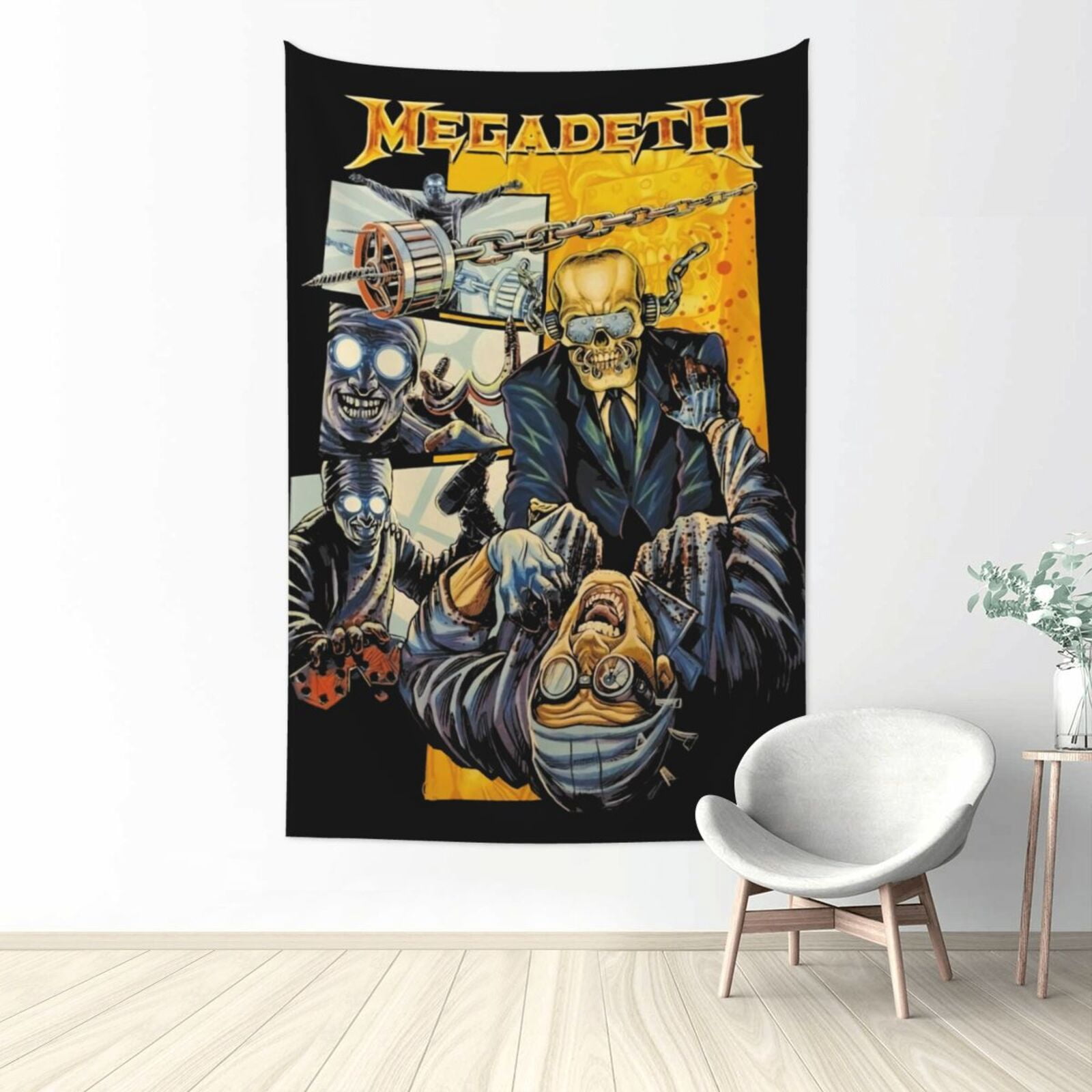 Megadeth Bedroom Tapestry, King Size, Wall Hanging, Wall Decor, College ...