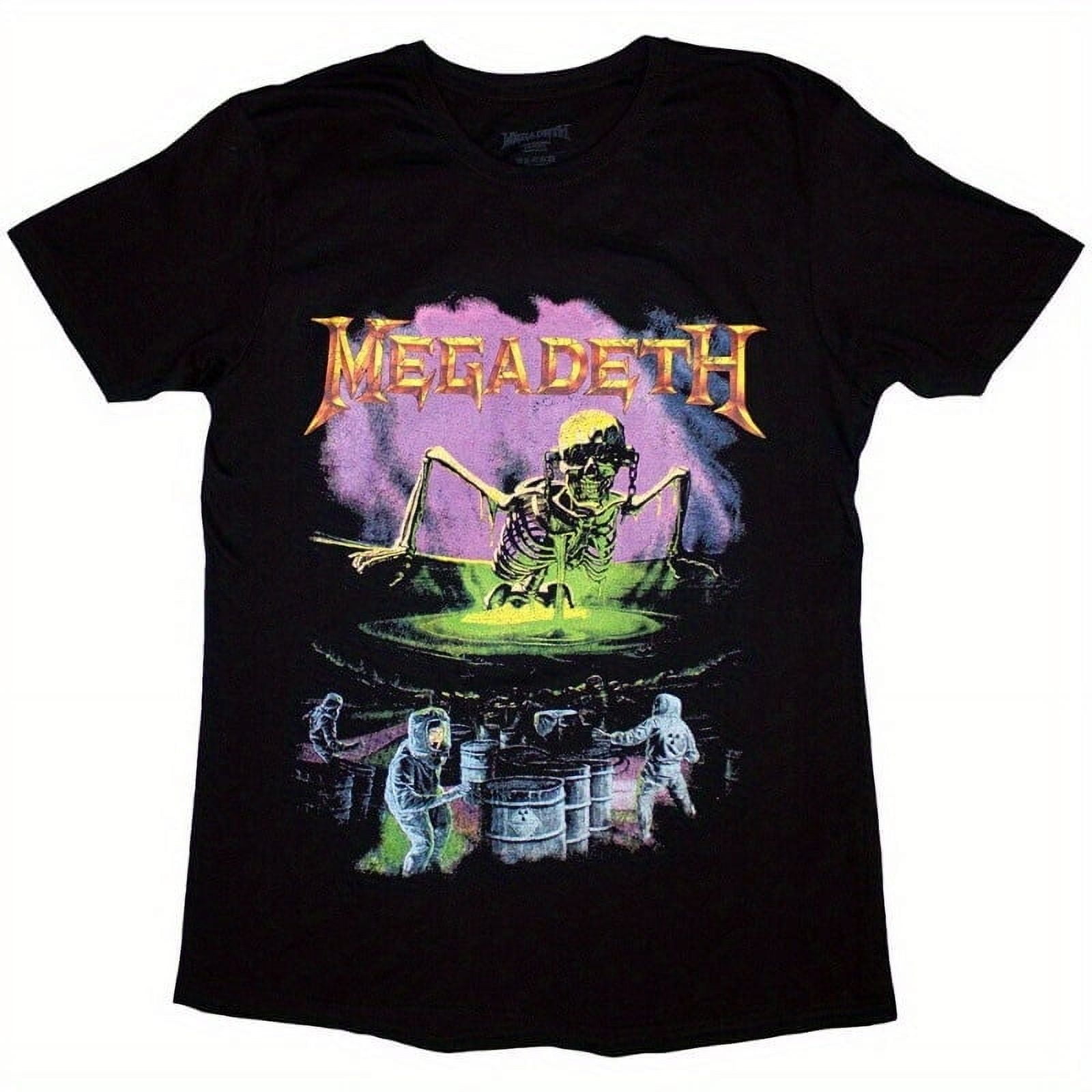 Megadeth Contaminated Black T-Shirt NEW OFFICIAL - Walmart.com