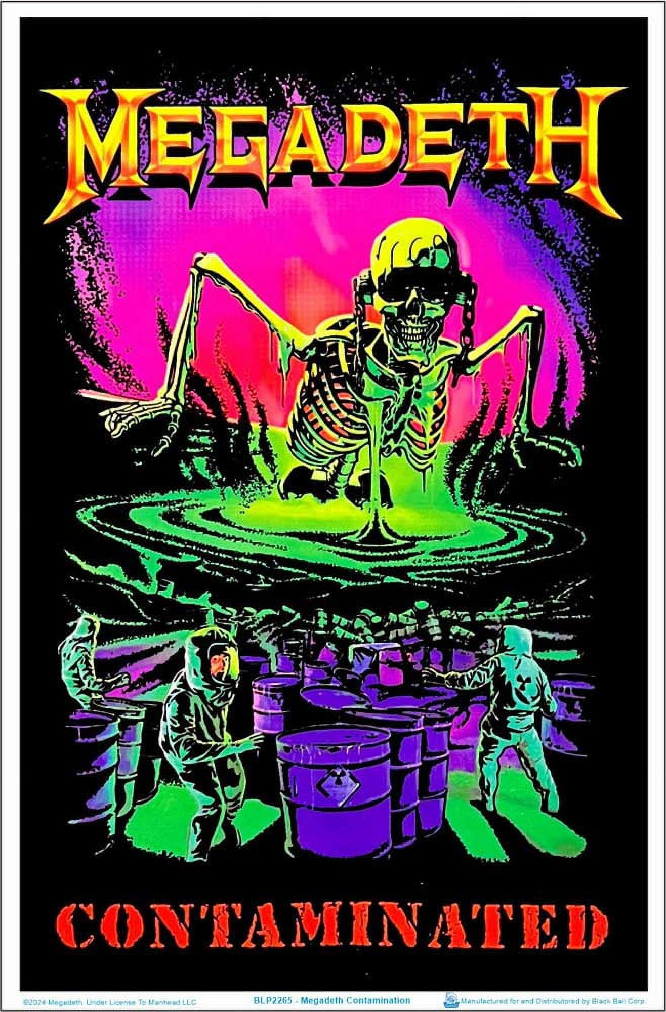 Megadeth - Contamination Blacklight Poster 23" x 35" - Walmart.com
