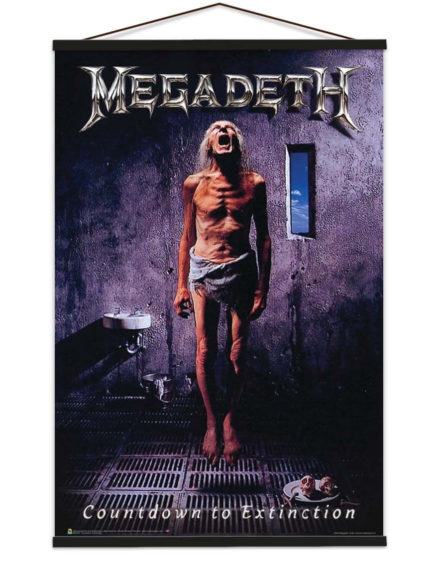 Megadeth - Countdown Music Poster - Officially Licensed - 24" x 36 ...