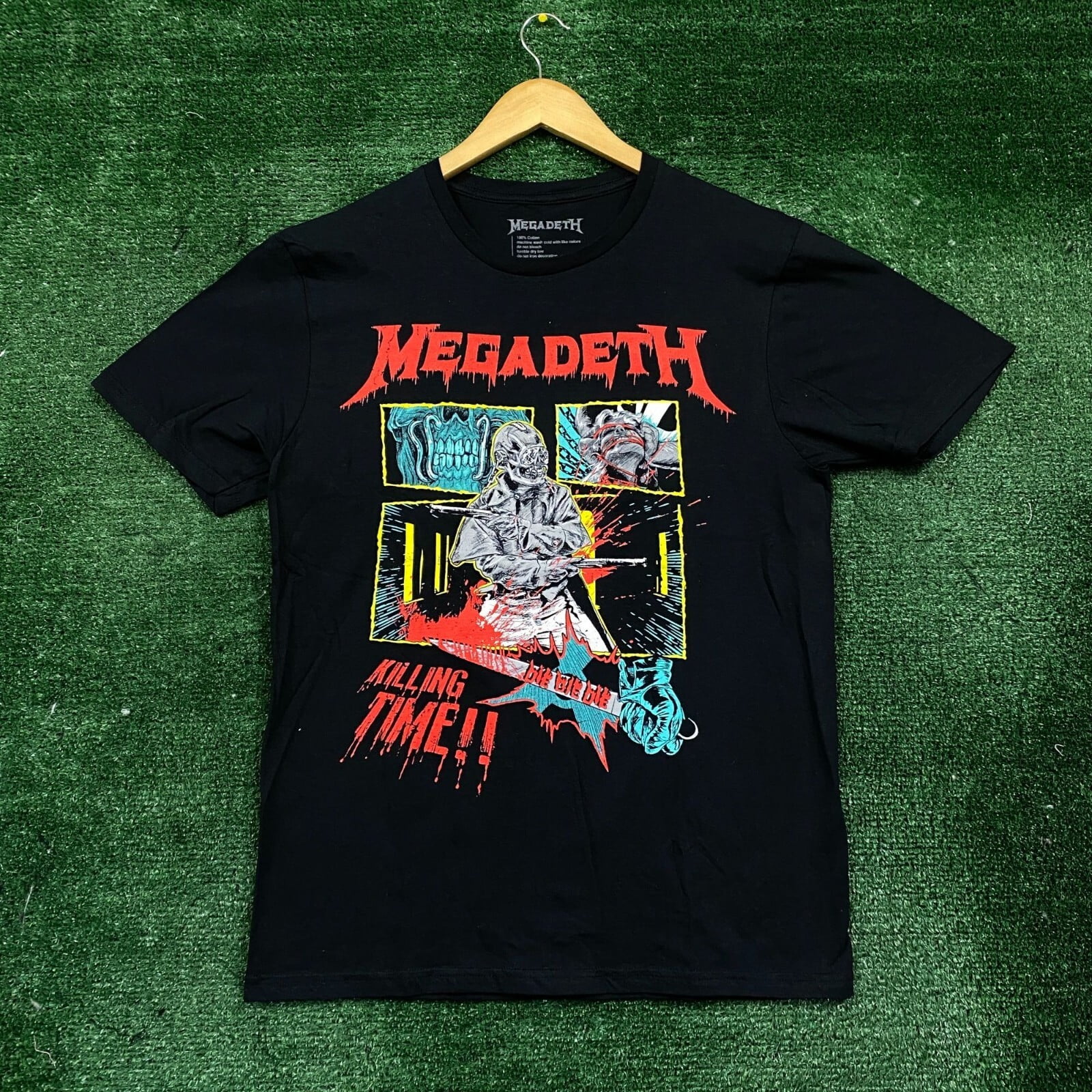 Megadeth Crush the World Tour Thrash Metal Band T-Shirt Size Medium - Walmart.com