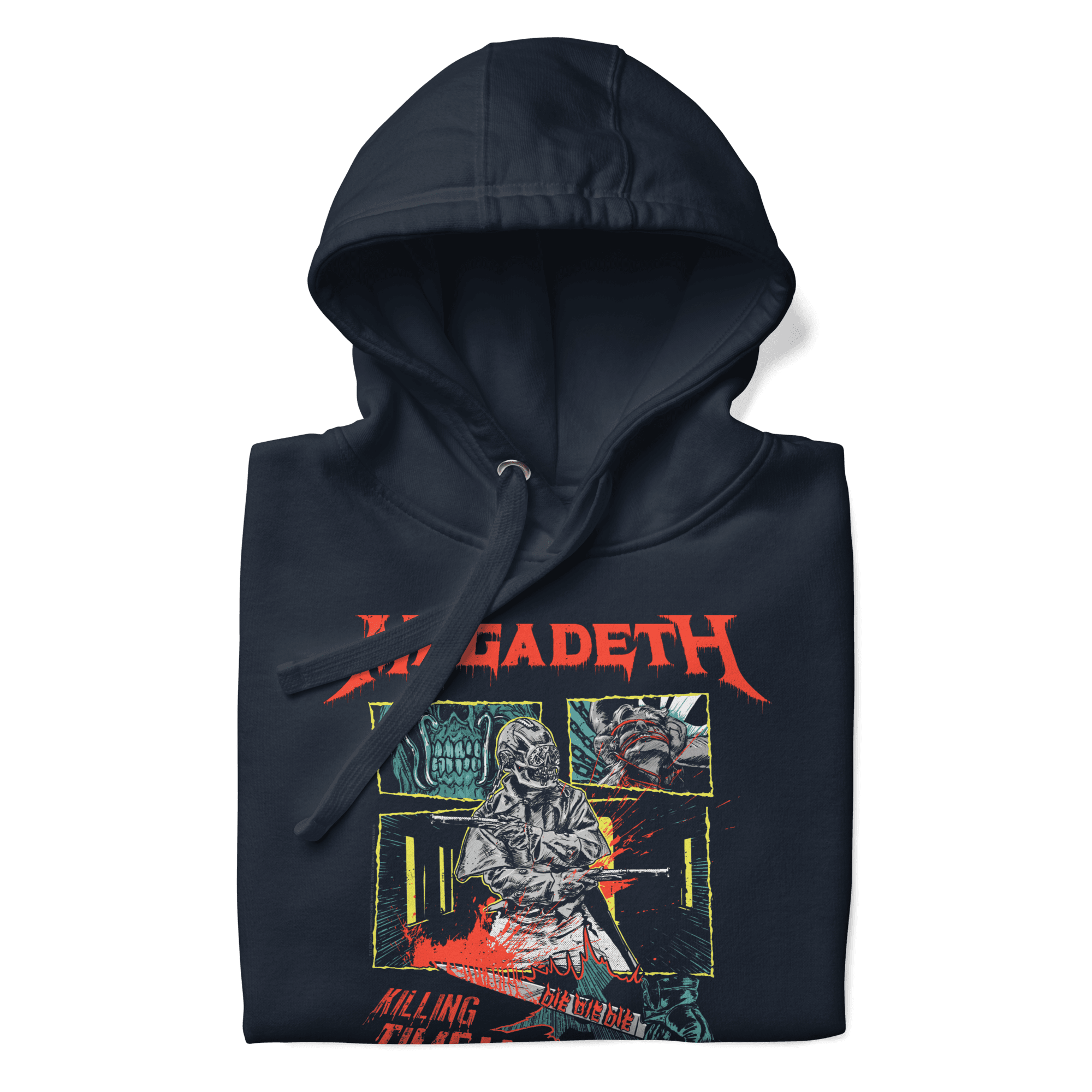 Megadeth - Killing Time Hoodie - Navy - Walmart.com
