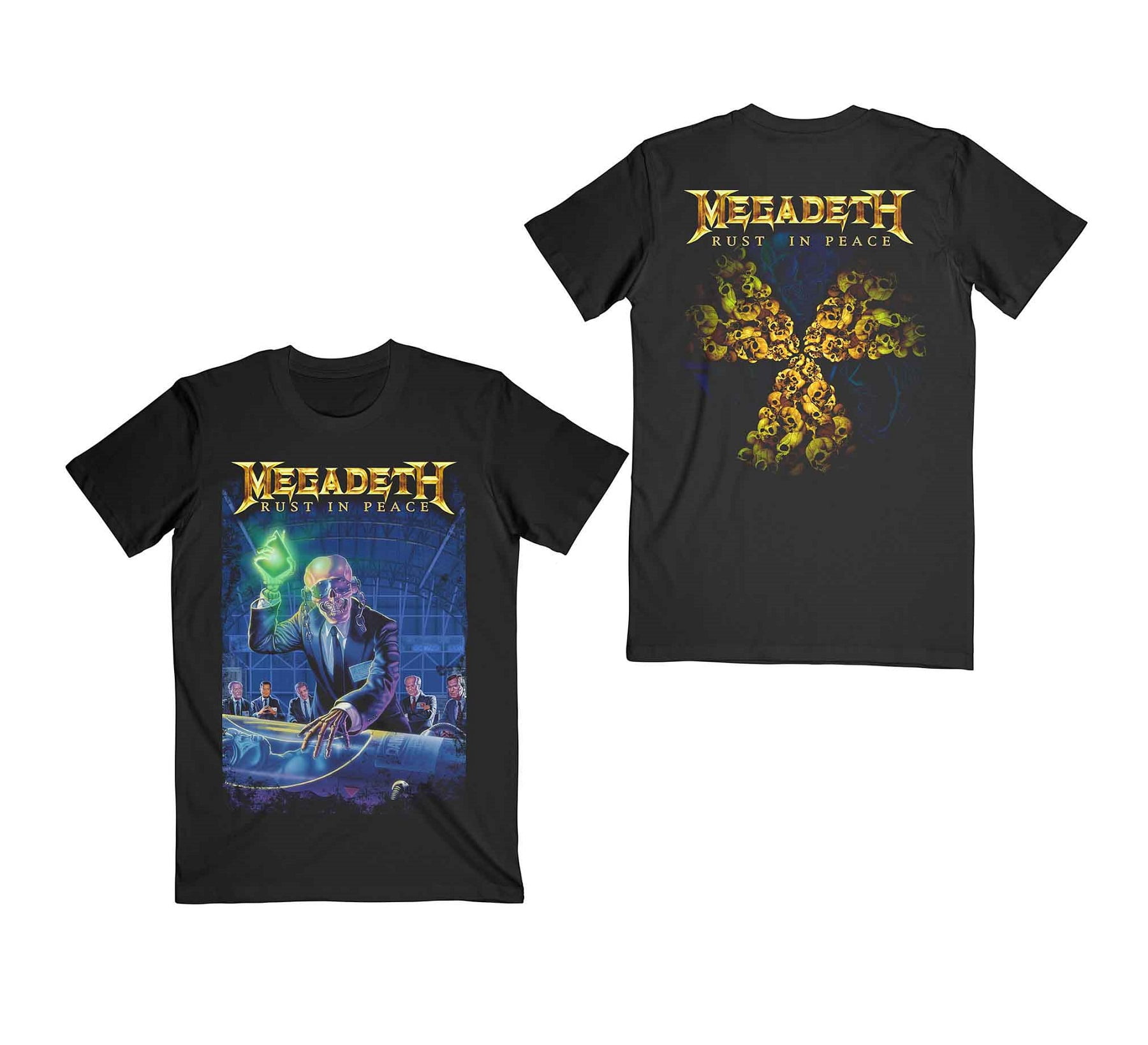 Megadeth Men's Rust in Peace 30th Anniversary T-Shirt Black 2X-Large ...
