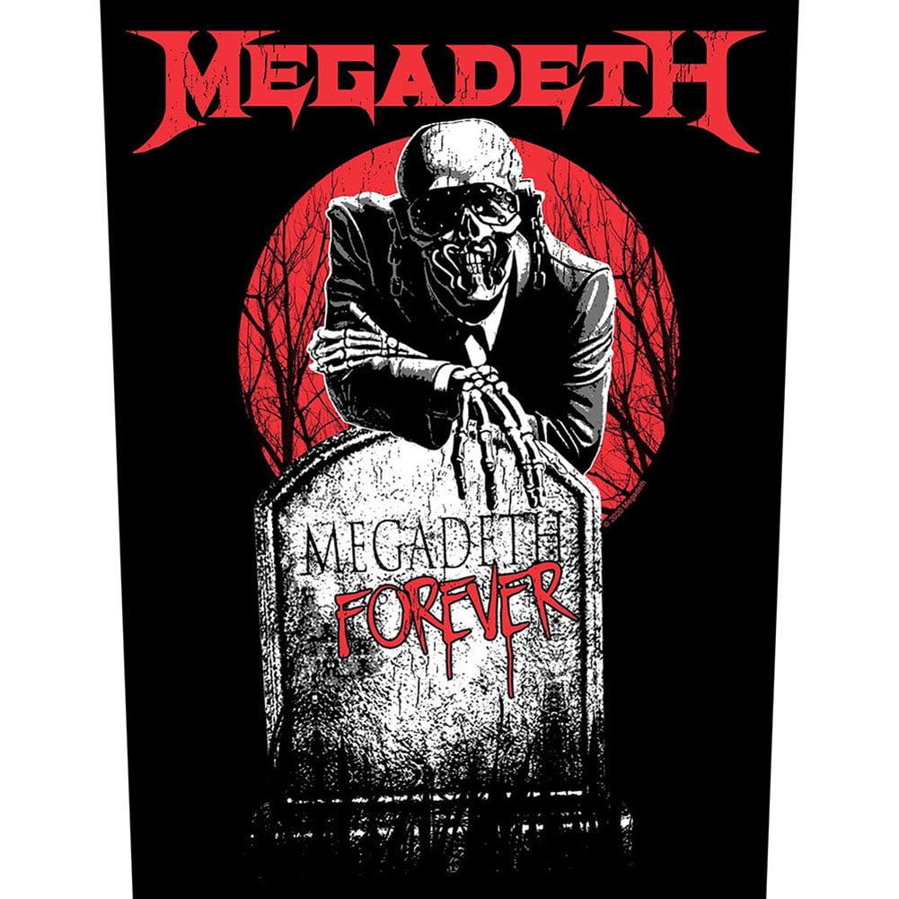 Megadeth Tombstone Band Logo Back Patch - Walmart.com