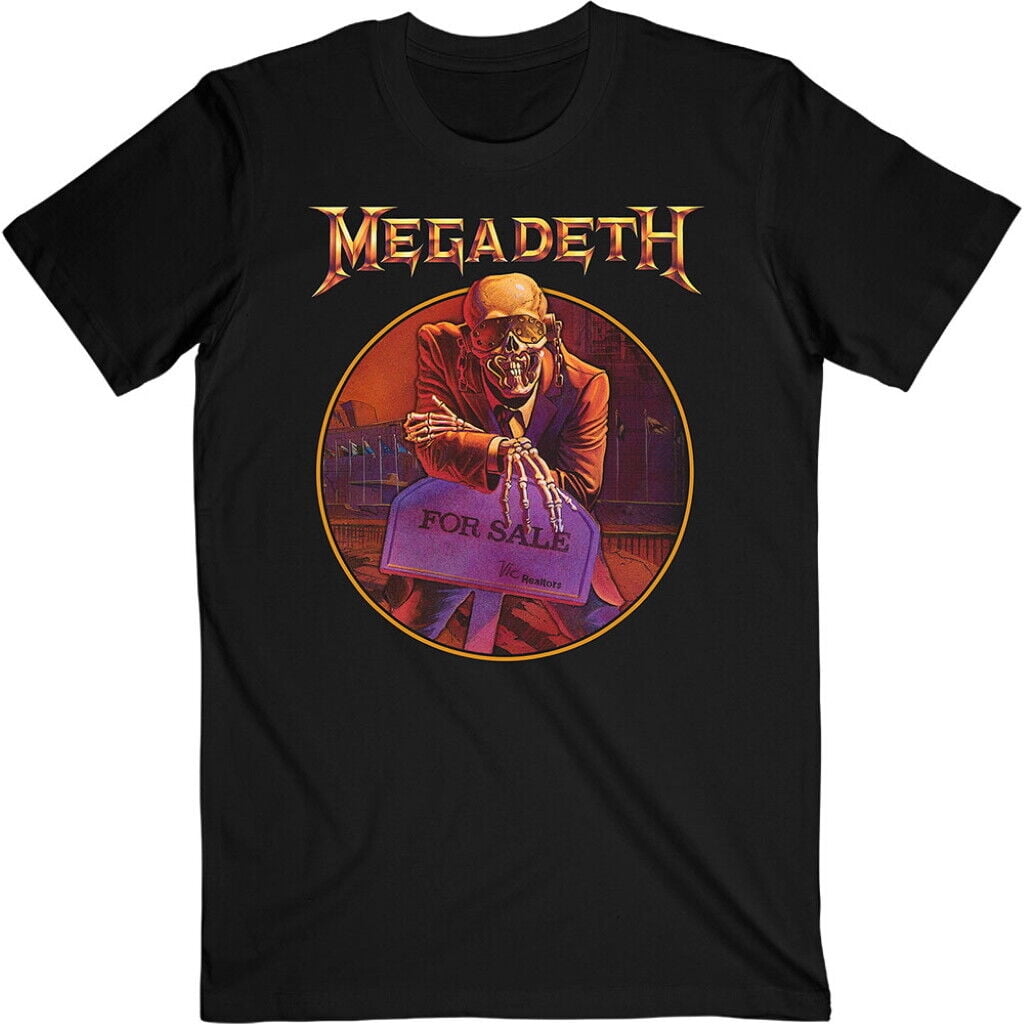 Megadeth Peace Sells...Tracklist Black T-Shirt NEW OFFICIAL - Walmart.com