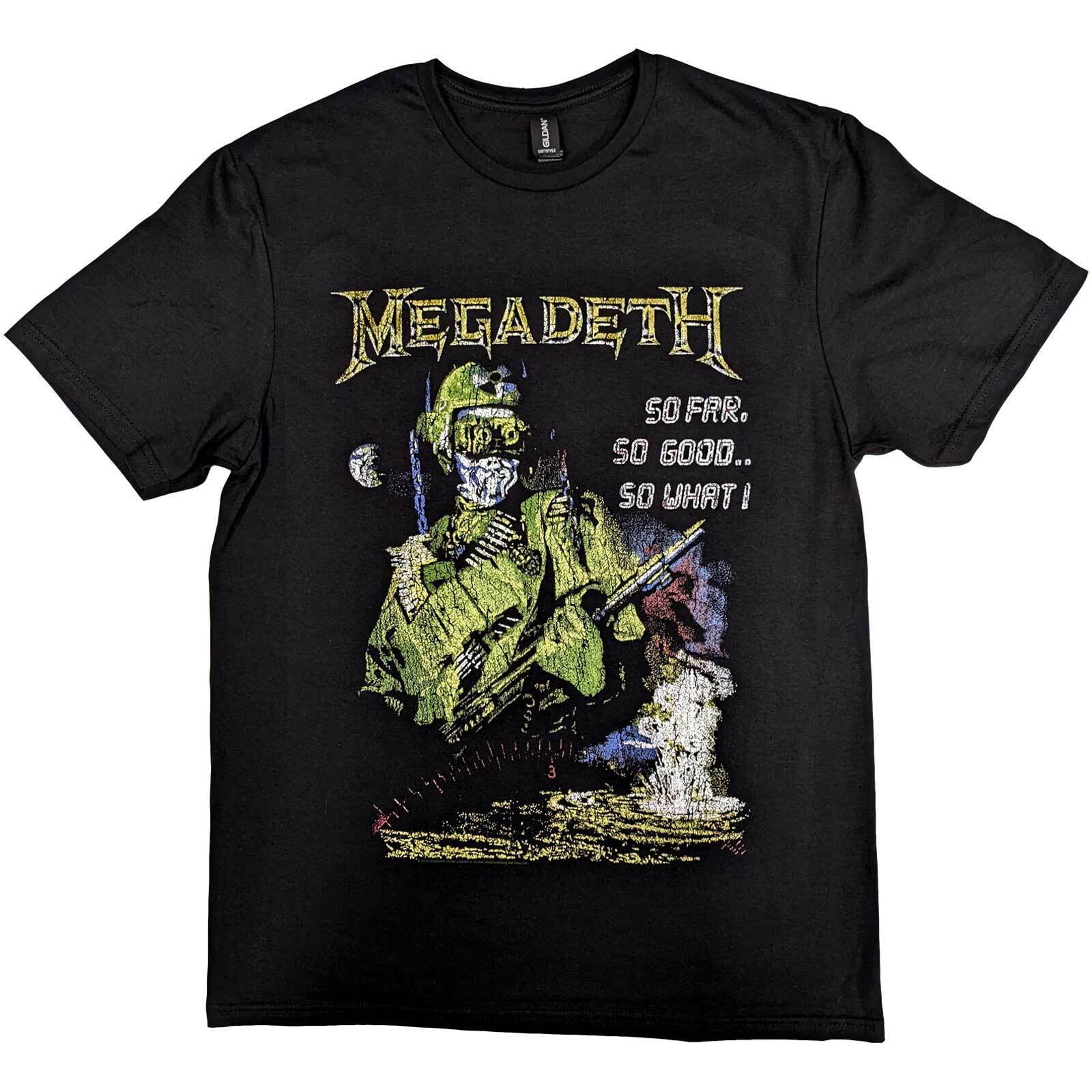 Megadeth So Far So Good So What Explosion Vintage T-Shirt NEW OFFICIAL ...