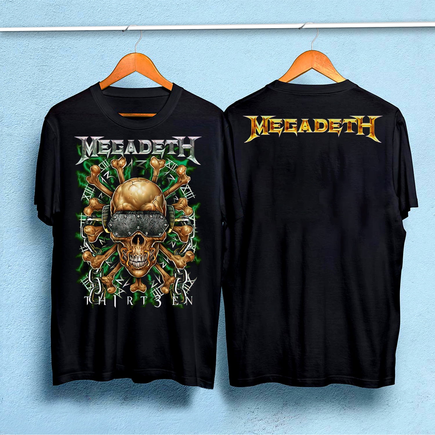 Megadeth Vintage Vintage Megadeth Thirteen Album Tee Megadeth Shirt 90 ...