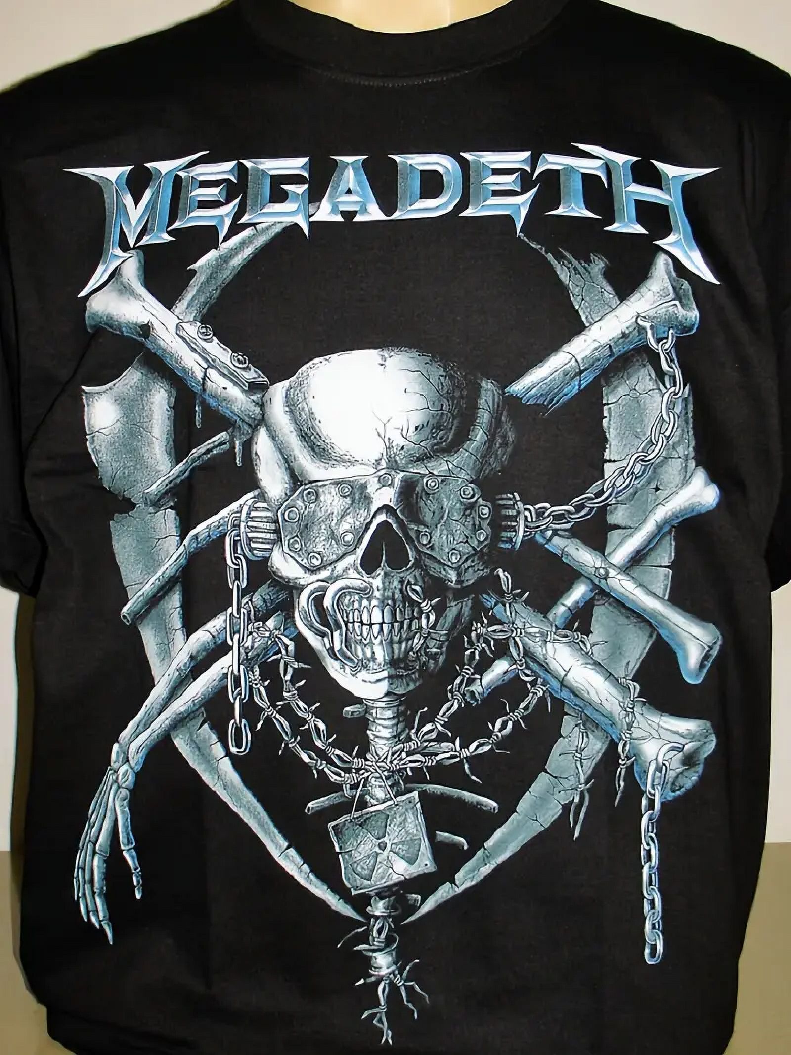 Megadeth Whips Metal Bands, T-shirts With Round Neck Prints - Walmart.com