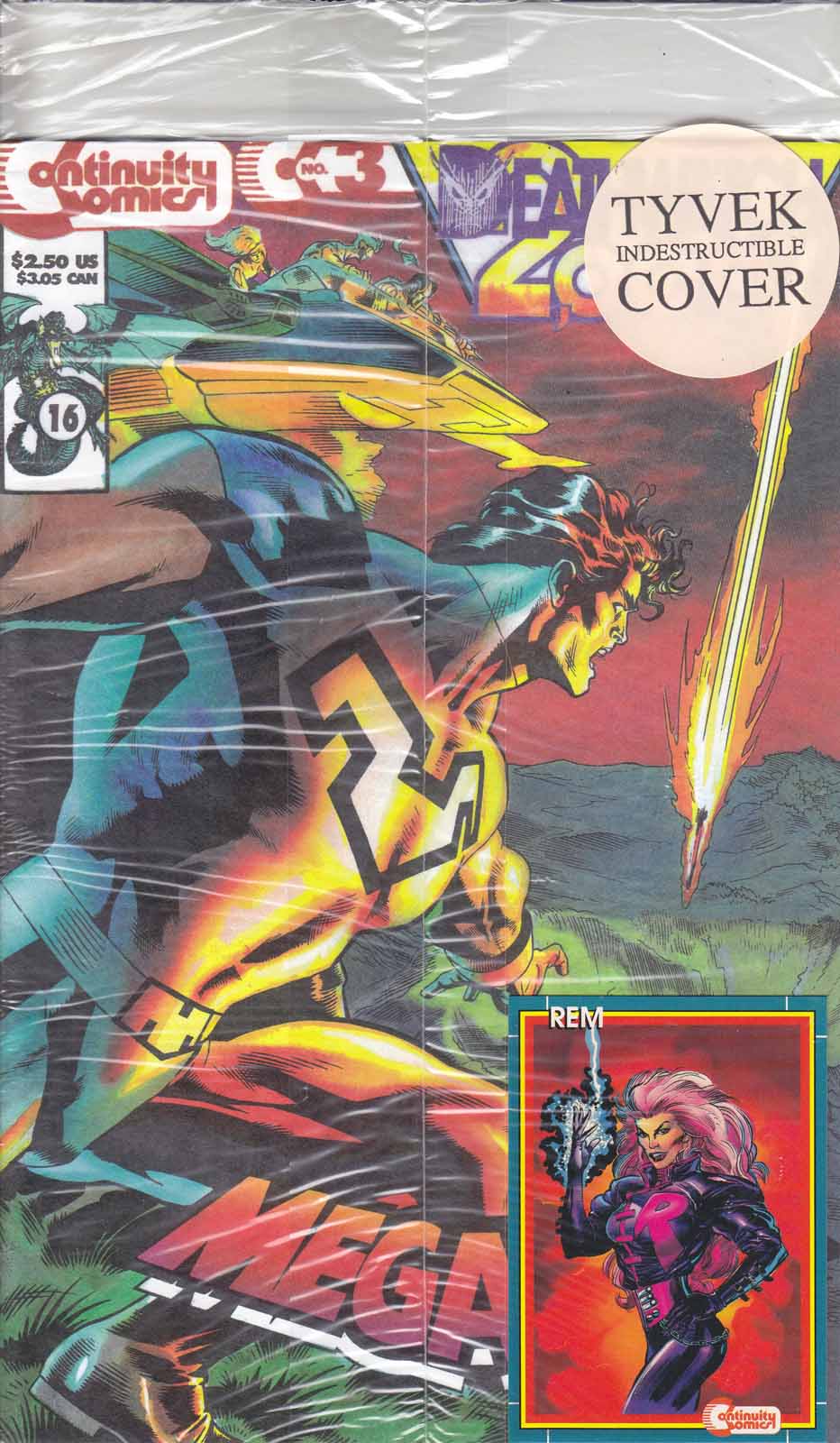 Megalith (2nd Series) #3C (with card) VF ; Continuity Comic Book ...