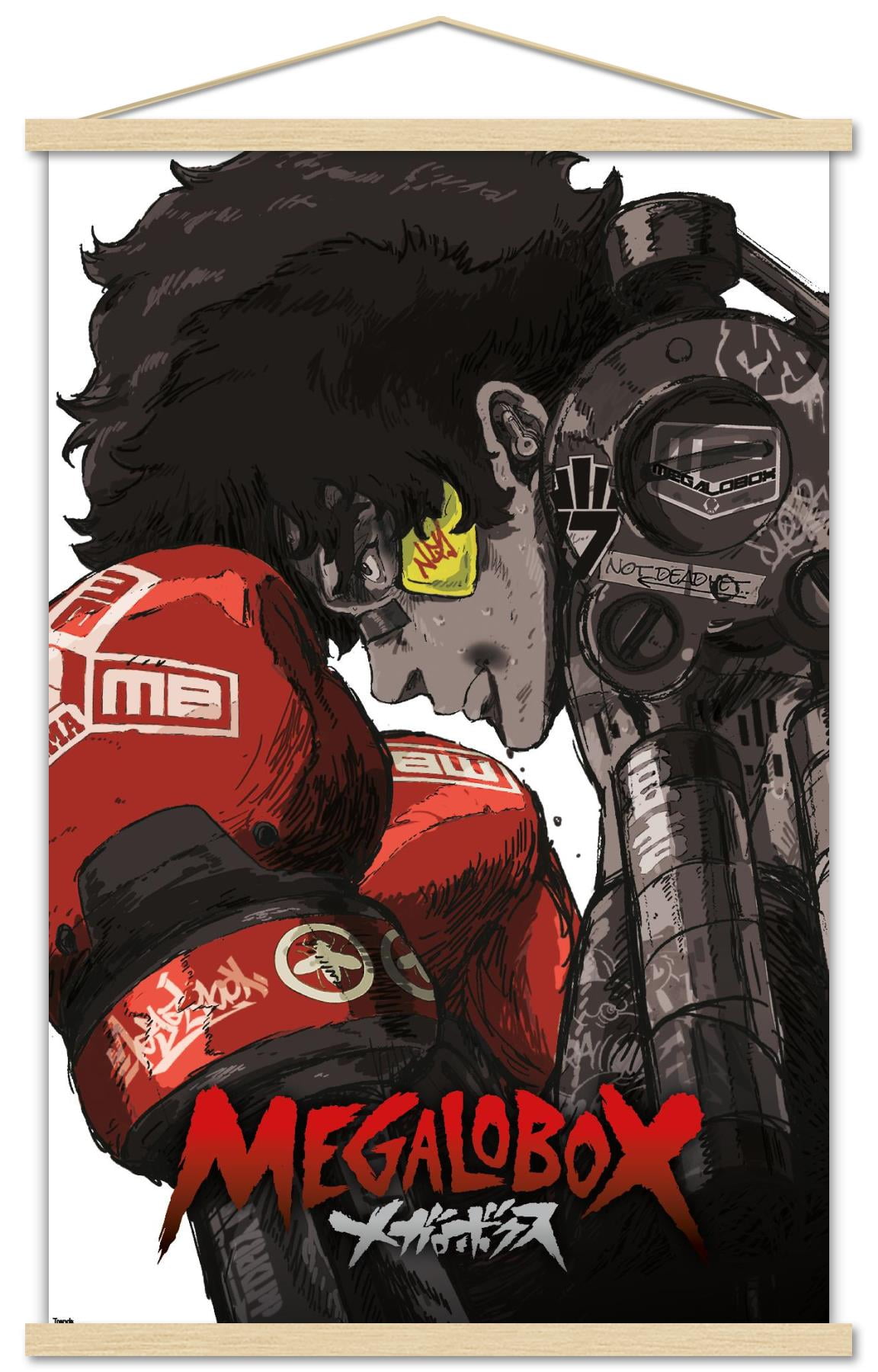 Megalobox - Key Art Wall Poster with Wooden Magnetic Frame, 22.375" x ...