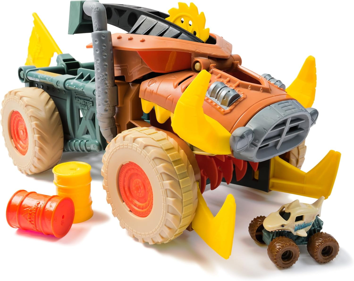 Megalodon Mad Hog Chomper and Monster Truck, Fun Cleanup and Storage ...