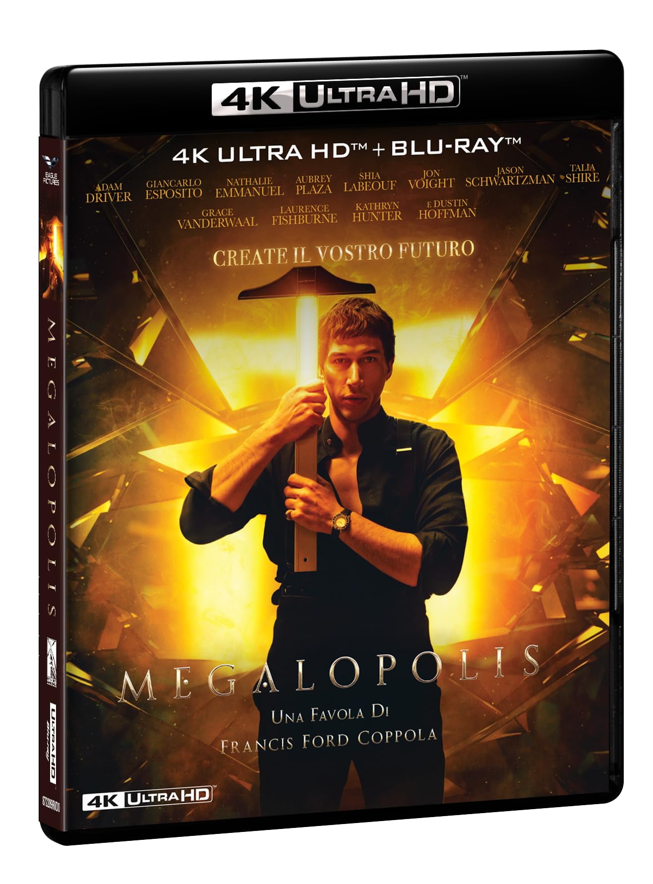 Megalopolis - 4K (Bd 4K + Bd Hd) (4K Ultra HD) Adam Driver Giancarlo ...