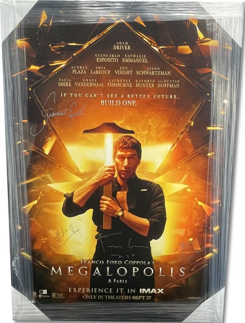 Megalopolis Signed Autographed 27x40 Poster Francis Ford Coppola +3 ...