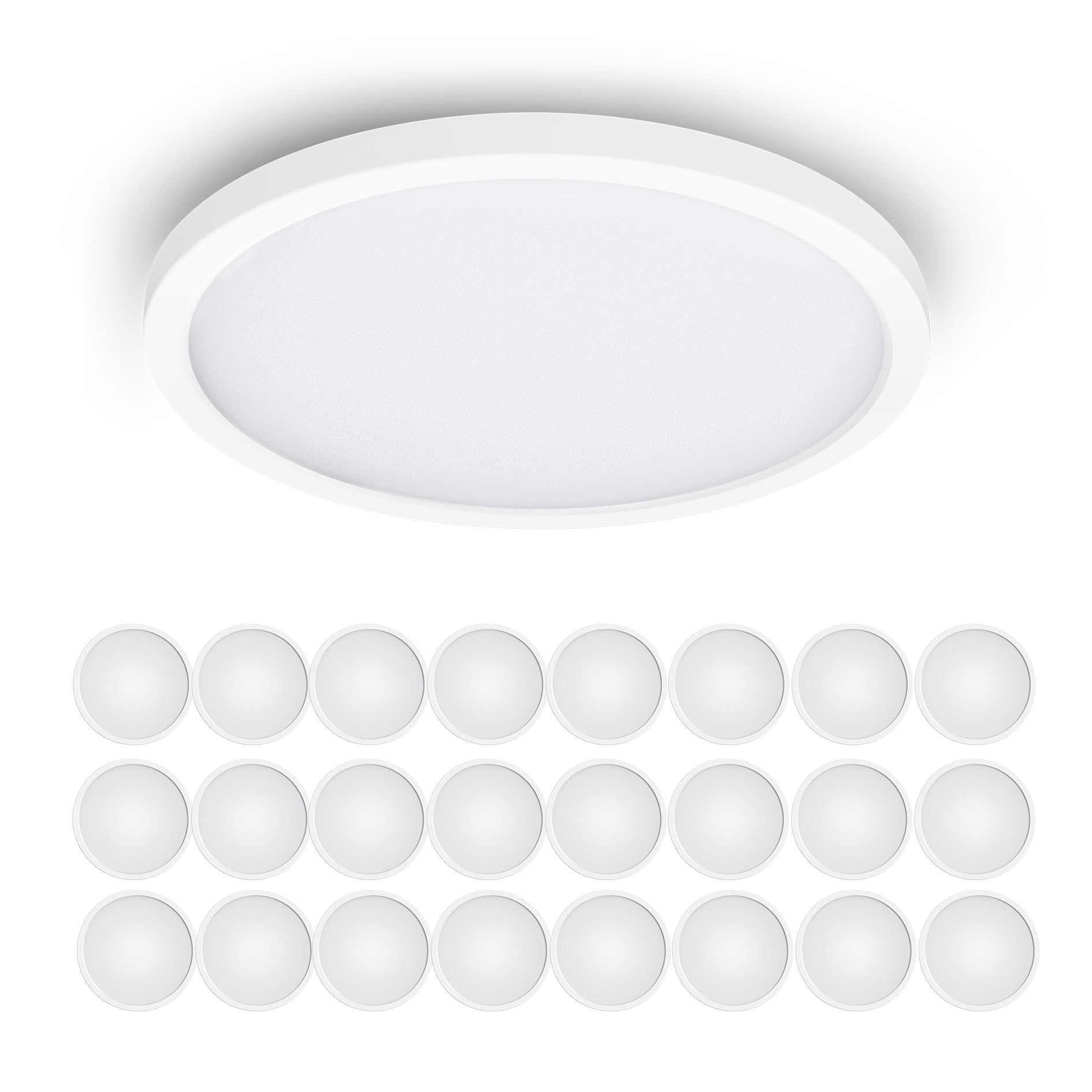Megaman 9in 18W Slim Surface Mount LED Ceiling Light Fixture 30/40/50K ...