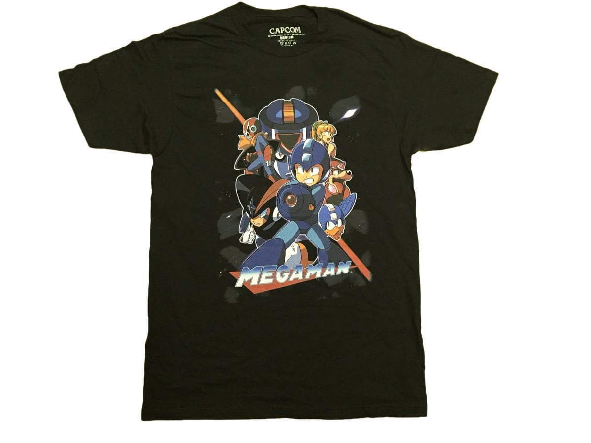 Megaman Mega Man Team Up Capcom Adult T-Shirt L - Walmart.com