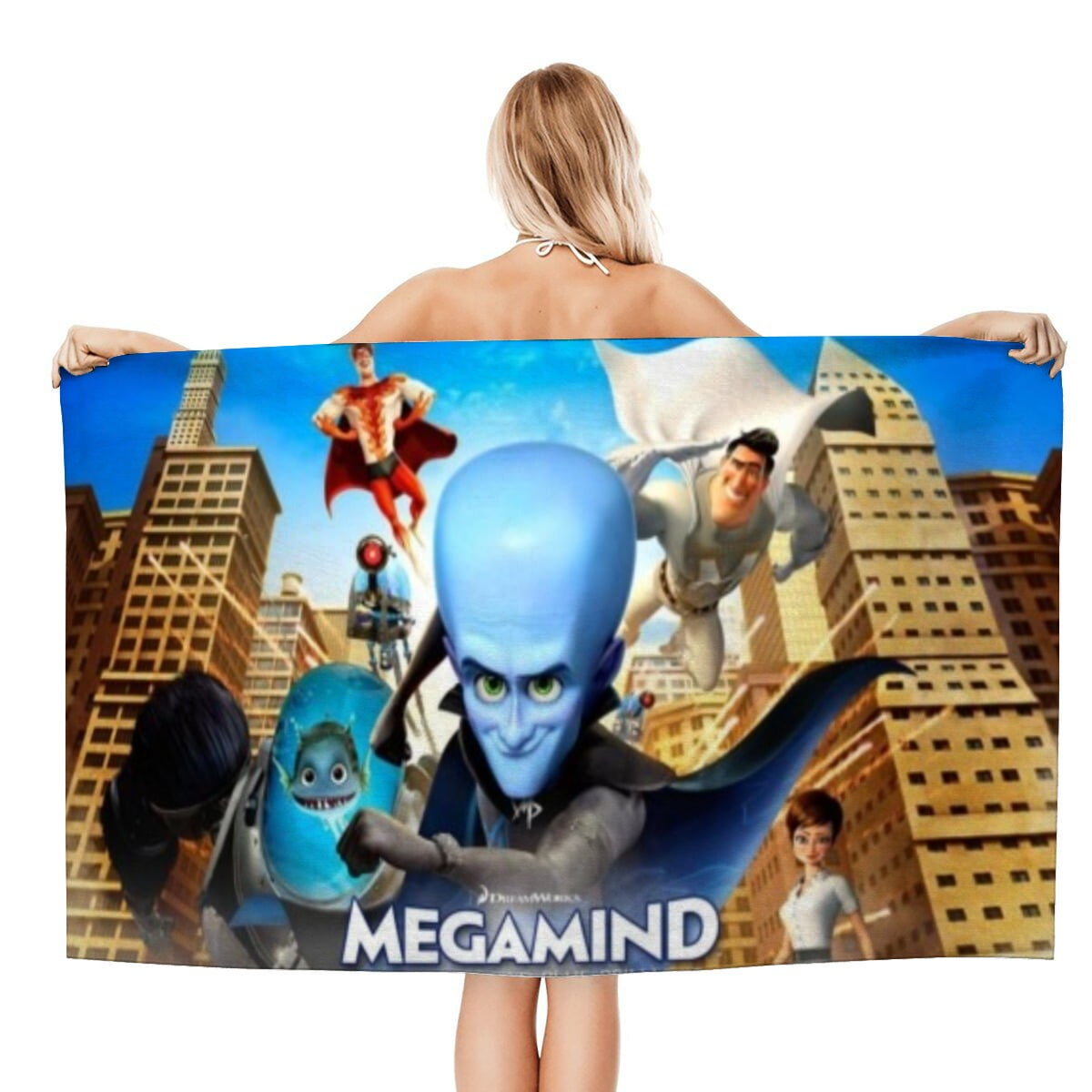 Megamind Gifts Beach Towel for Women Girl Birthday Inspired Fan Bath ...