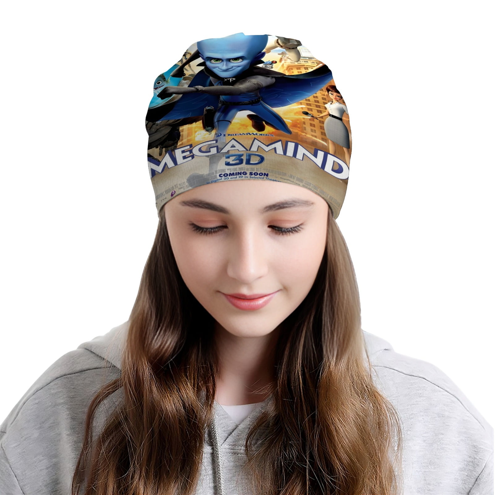 Megamind Knitted Beanie: Soft, warm, and stylish, with a comfortable ...