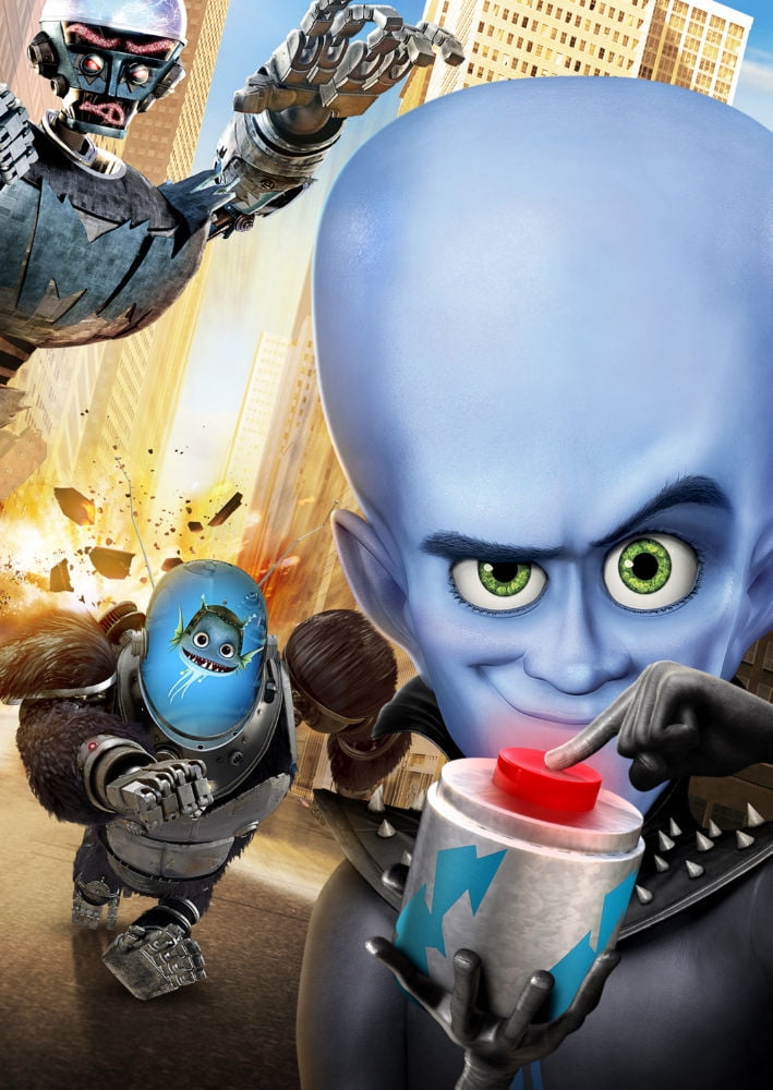 Megamind Poster Metal Sign 8inx 12in Art Print on Metal 8x12 Multi ...