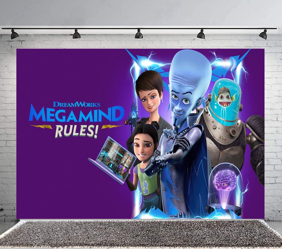 Megamind Rules! Backdrop Banner Party Supplies Poster Movie Theme ...