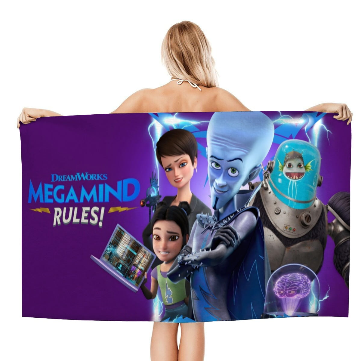 Megamind Rules!-theme Gifts Quick-dry Beach Towel for Women Girl ...