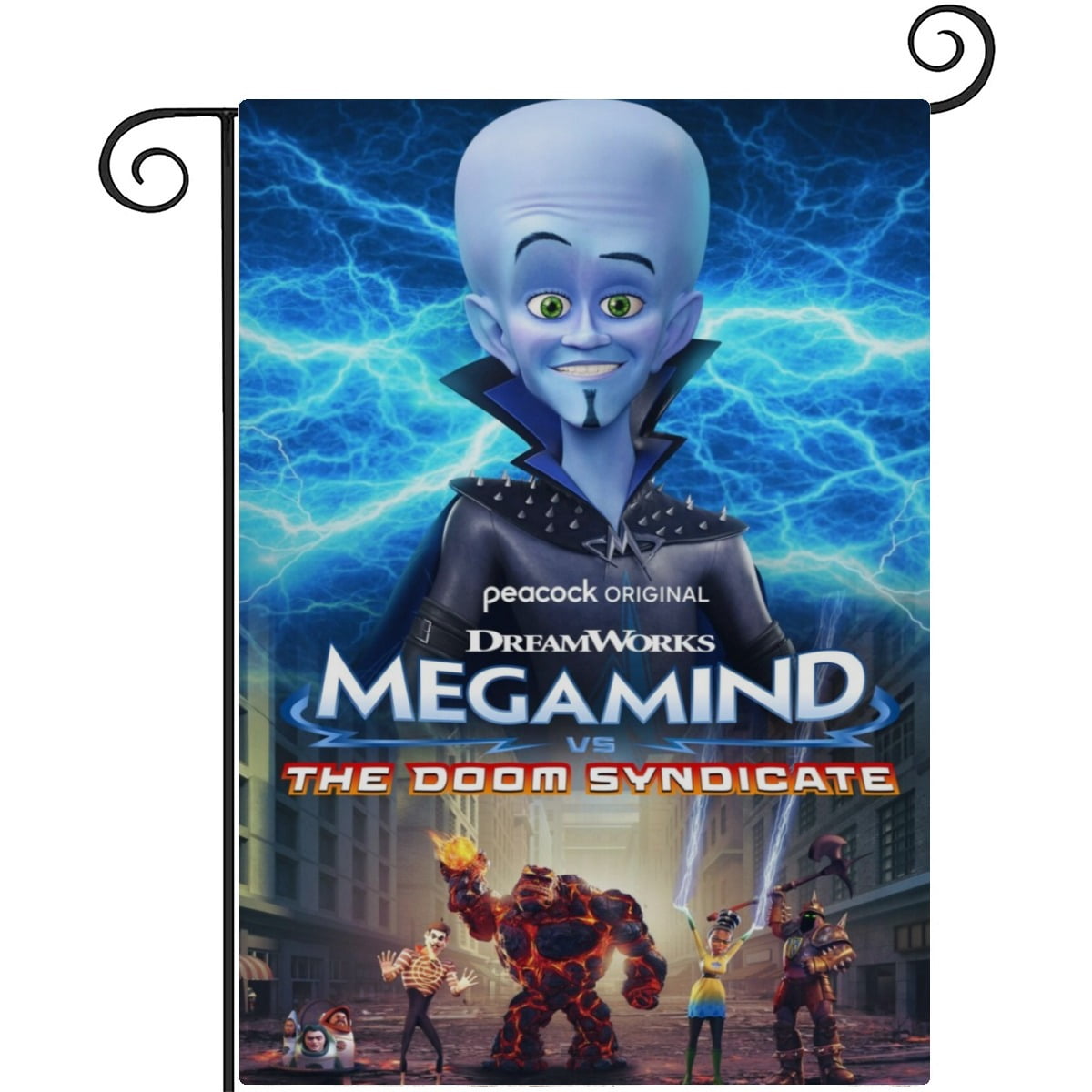 Megamind Rules!-themed Garden Flag. Perfect gift for fans, friends, and ...