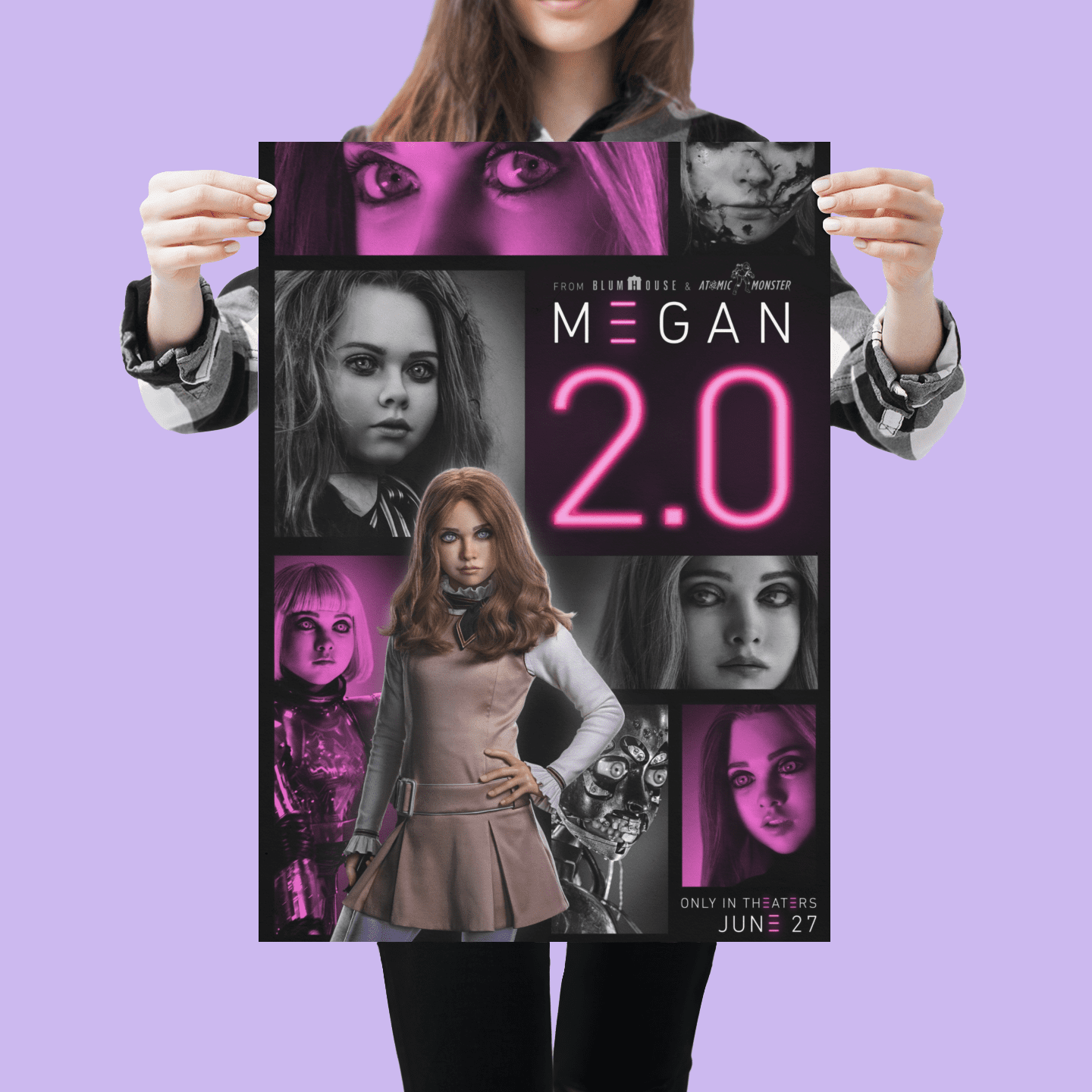 Megan 2.0 (Ivanna Sakhno, Jemaine Clement) Movie Poster - Walmart.com