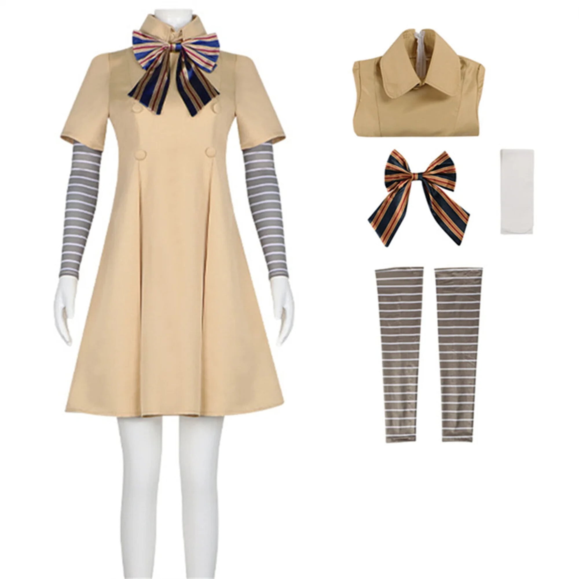 Megan Costume Dress for Girls M3gan Costume Dress Halloween Costume for ...