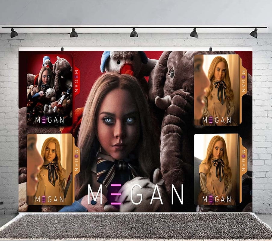 Megan M3GAN movie Backdrop Banner Party Supplies Poster Movie Theme ...