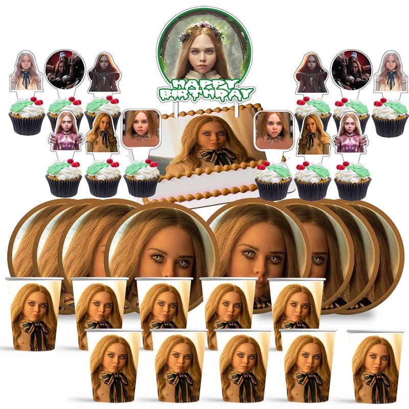 Megan M3GAN movie Birthday Cups Party Supplies Plates Decorations Cake ...