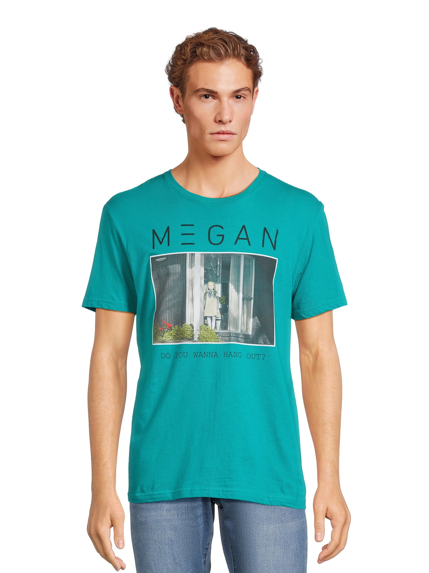 Megan Men's Horror Halloween Graphic Tee, Short Sleeves, Sizes S-3XL ...