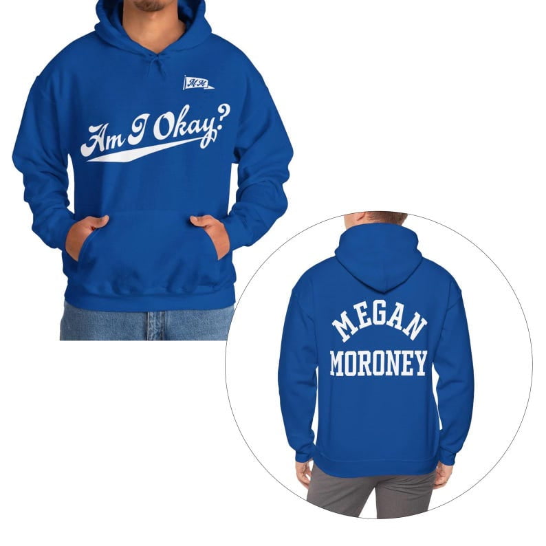 Megan Moroney Am I Ok Fanmade Hoodie - Royal Blue Unisex Hoodie - Megan ...