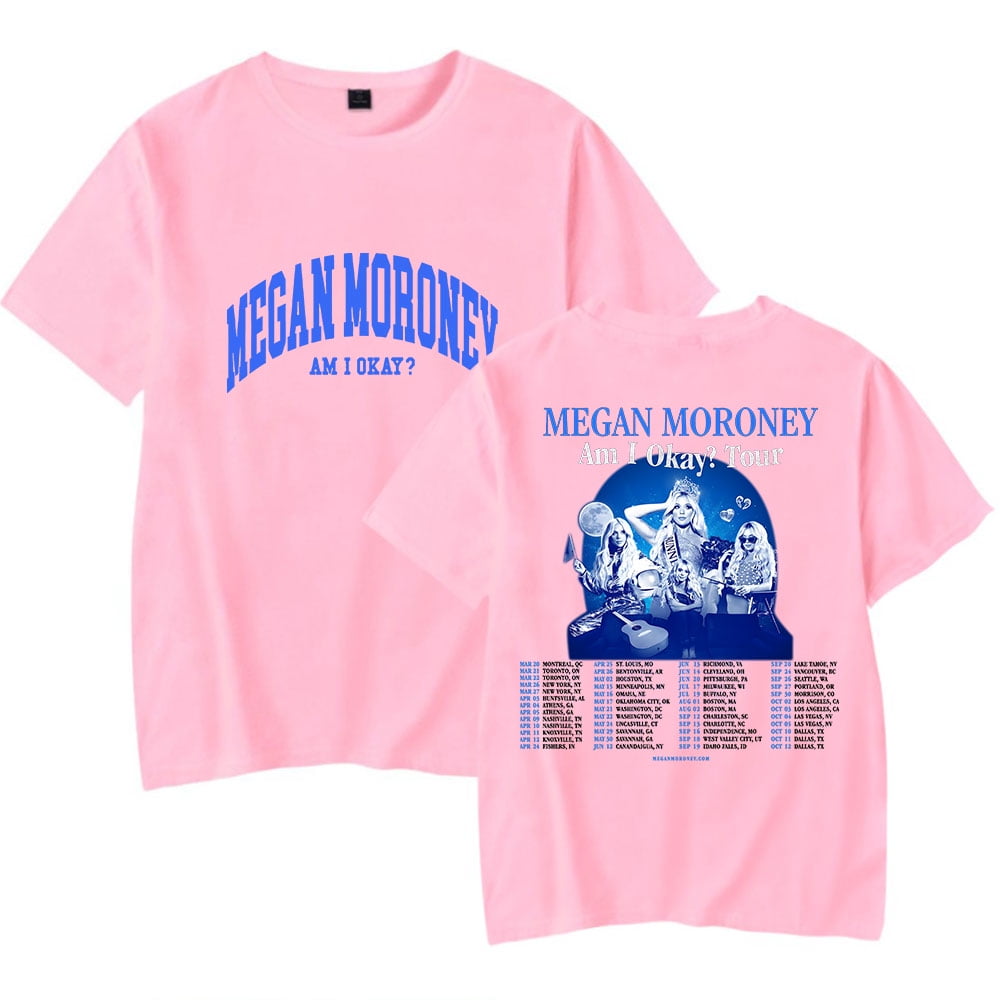 Megan Moroney Merch Am I Okay tour 2025 tshirt crewneck short sleeve ...